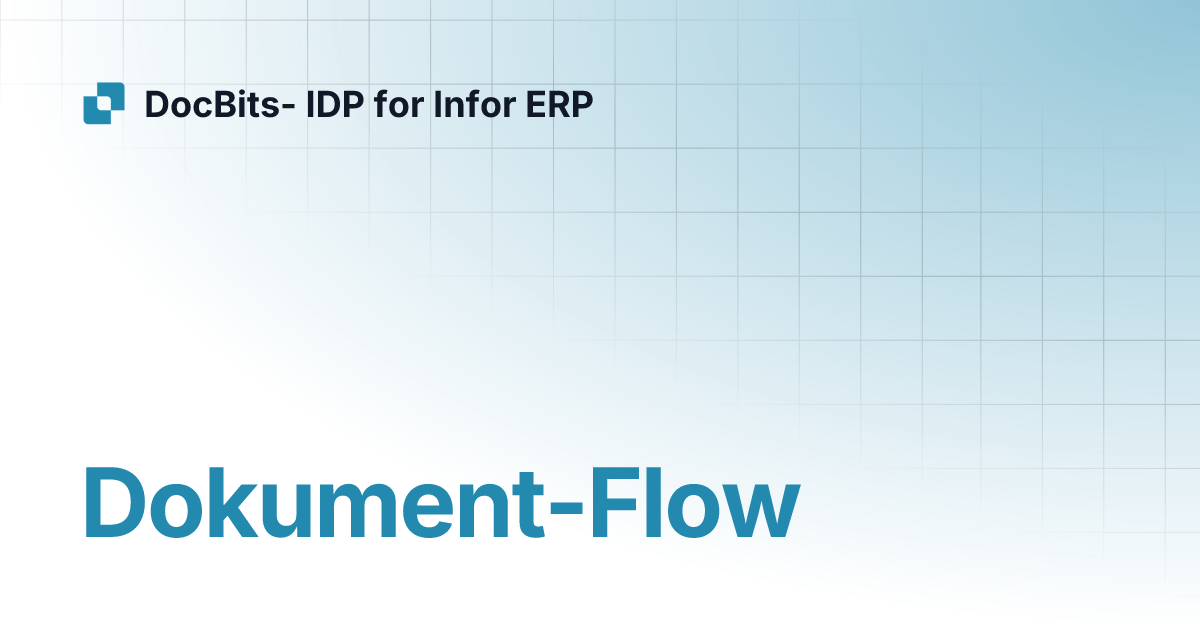 Dokument-Flow | DocBits- IDP for Infor ERP