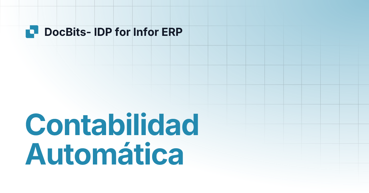 Auto Accounting | DocBits- IDP for Infor ERP