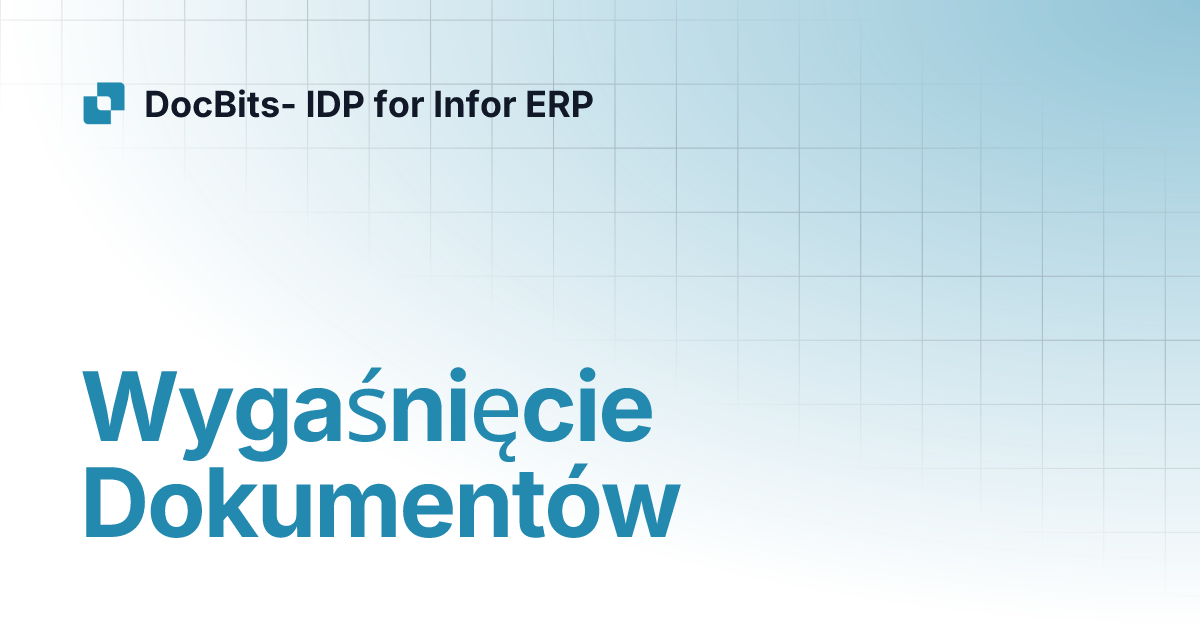 Documents Expiry | DocBits- IDP for Infor ERP