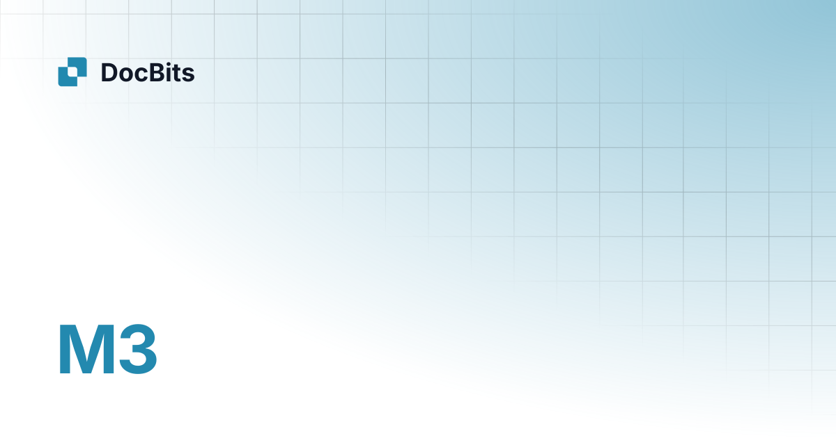 M3 | DocBits- IDP for Infor ERP